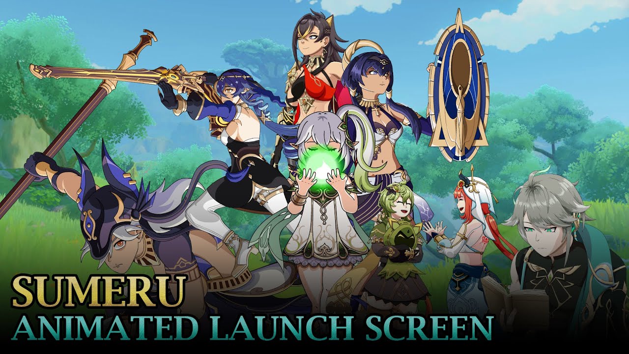 Sumeru | Animated Launch Screen Concept | Genshin Impact - YouTube