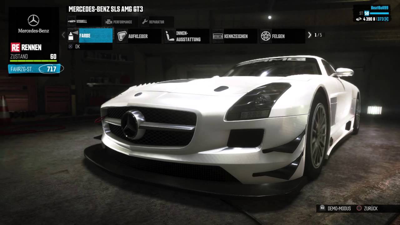 The Crew™- Mercedes Benz SLS AMG / Race Spec / Big V12 Engine - YouTube
