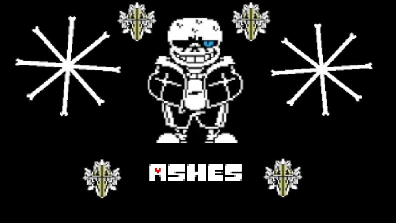 Ashes Sans Fight Phase II Completed! - |Undertale Fan-Game| - YouTube