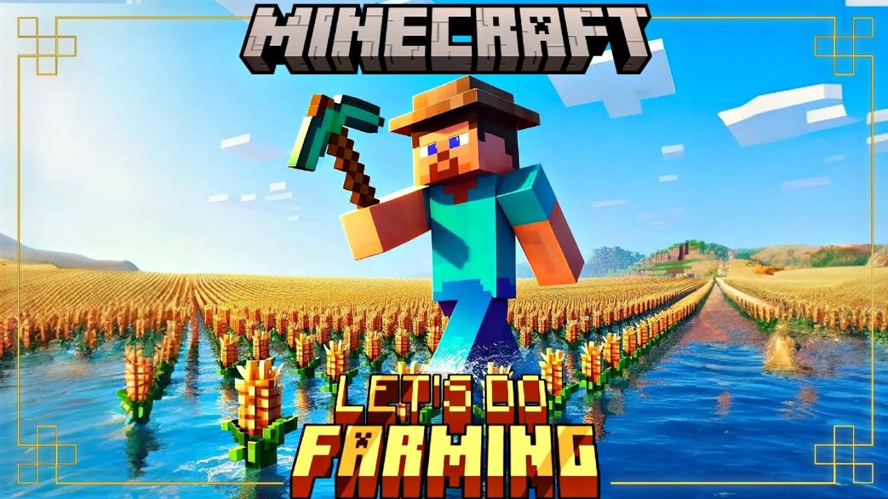 WE CREATED FARM OVER WATER 🌊😅 | MINECRAFT #minecraft #games #gameplay ...