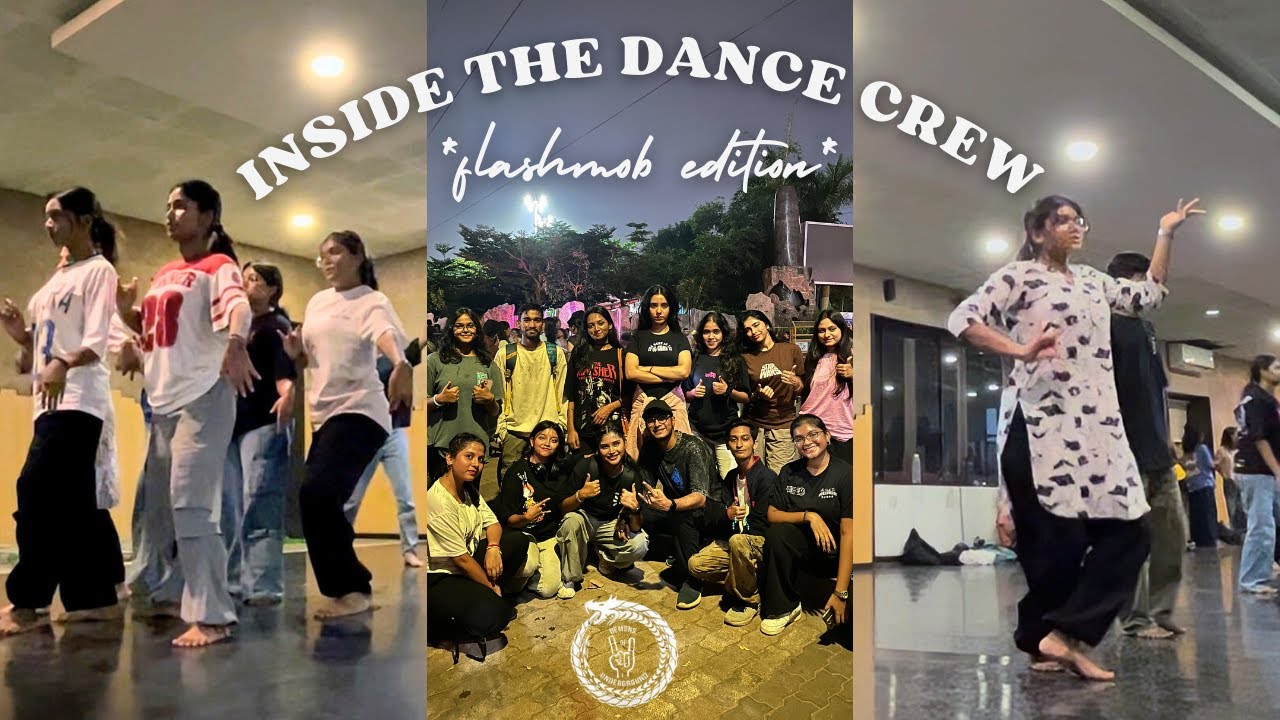 INSIDE THE DANCE CREW *flashmob edition* @DoUCrew | practice sesh ...