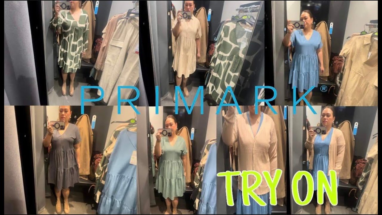 PRIMARK DRESSES (TRY ON) SPRING COLLECTION 2024 (SIZE 14) - YouTube