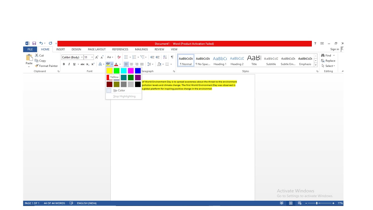 FORMATTING TEXT IN WORD 2016 YouTube FORMATTING TEXT IN WORD 2016 YouTube