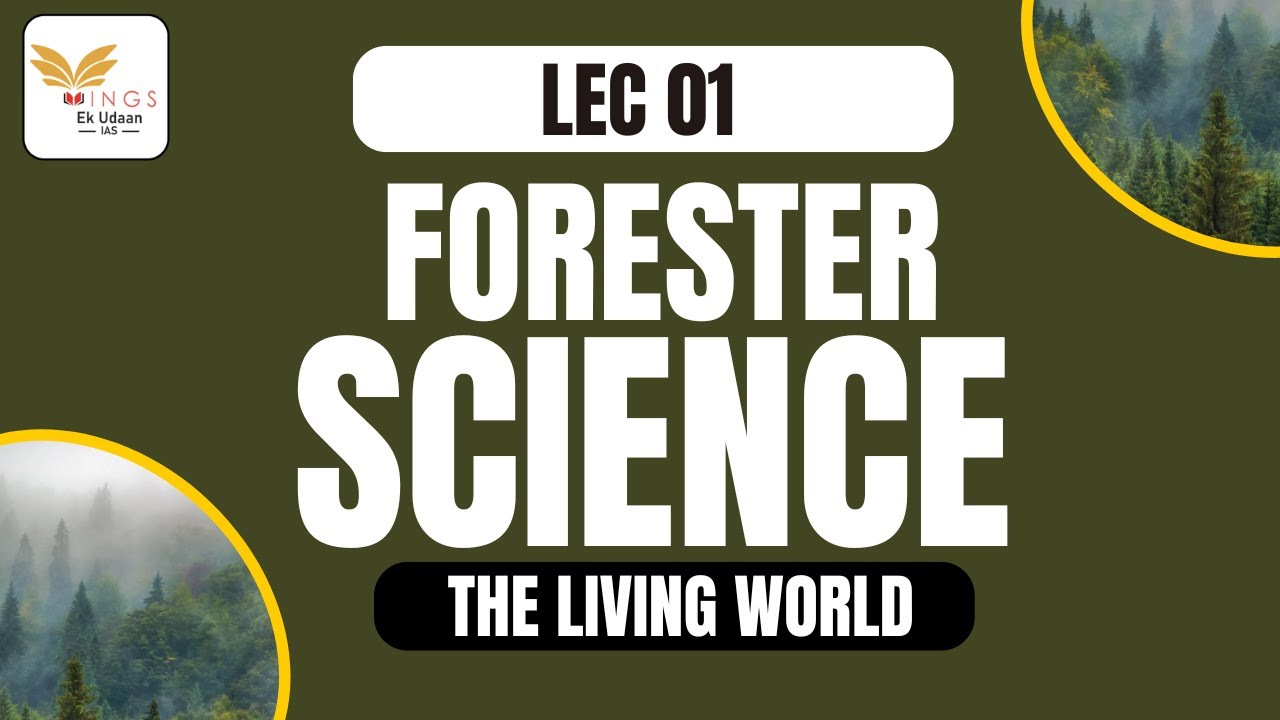 LEC 01 - THE LIVING WORLD | SCIENCE | JKSSB FORESTER - YouTube