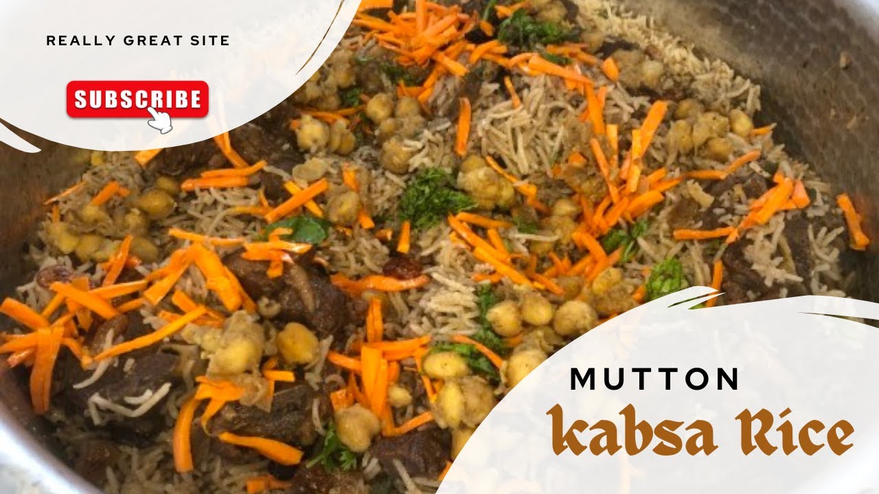 Delicious Mutton Kabsa Rice 🍲 - YouTube