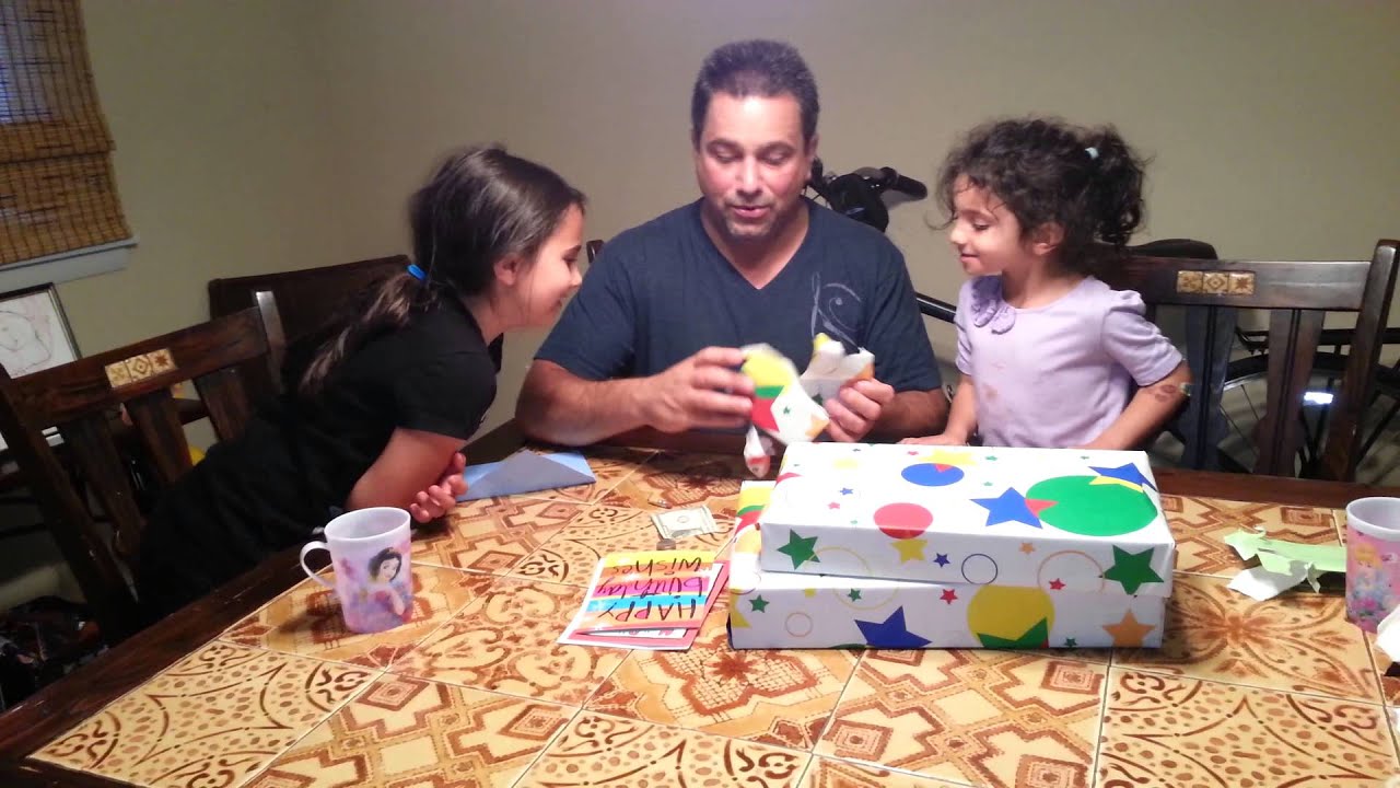 Dad surprise birthday gifts - YouTube