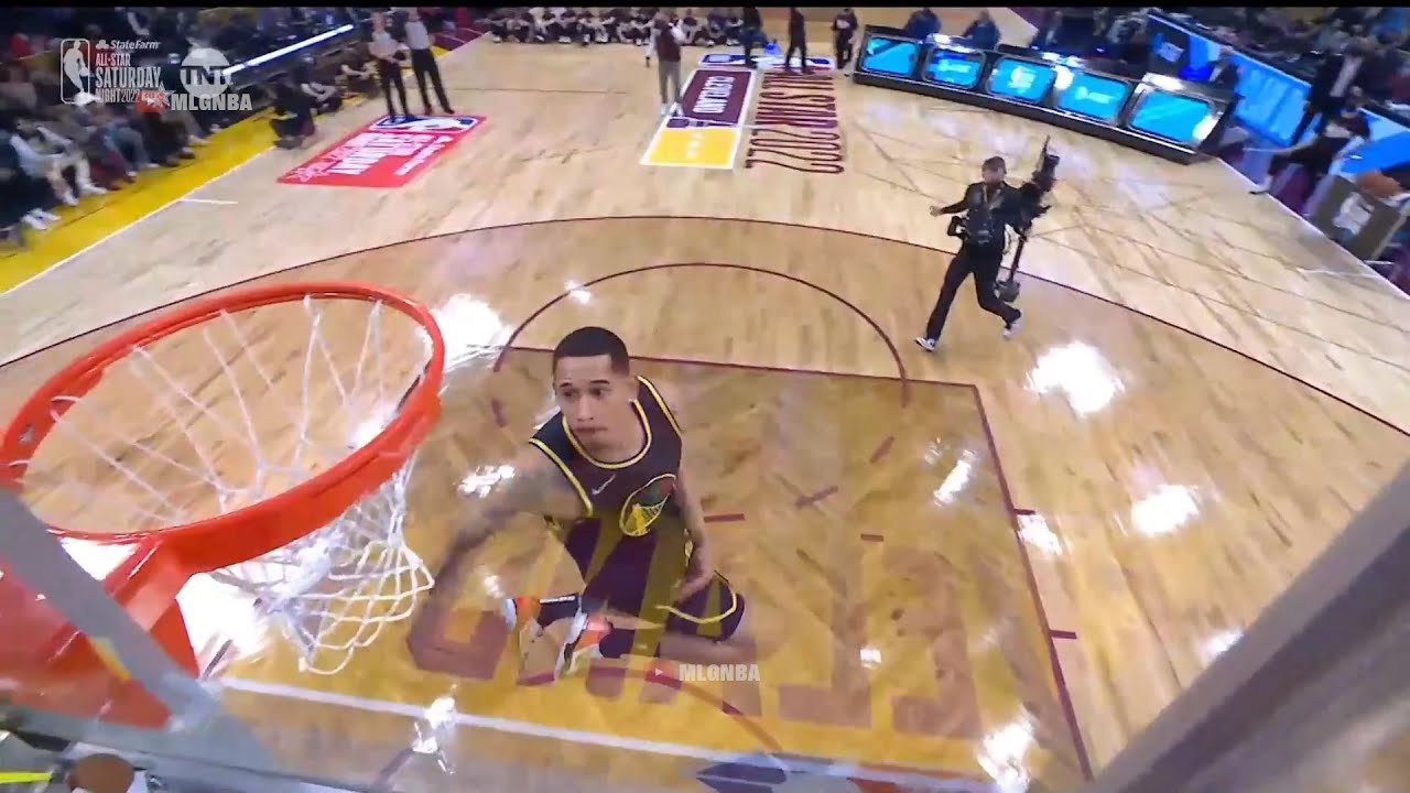 Juan Toscano Anderson 2nd Dunk 1st Round | 2022 NBA Slam Dunk Contest ...