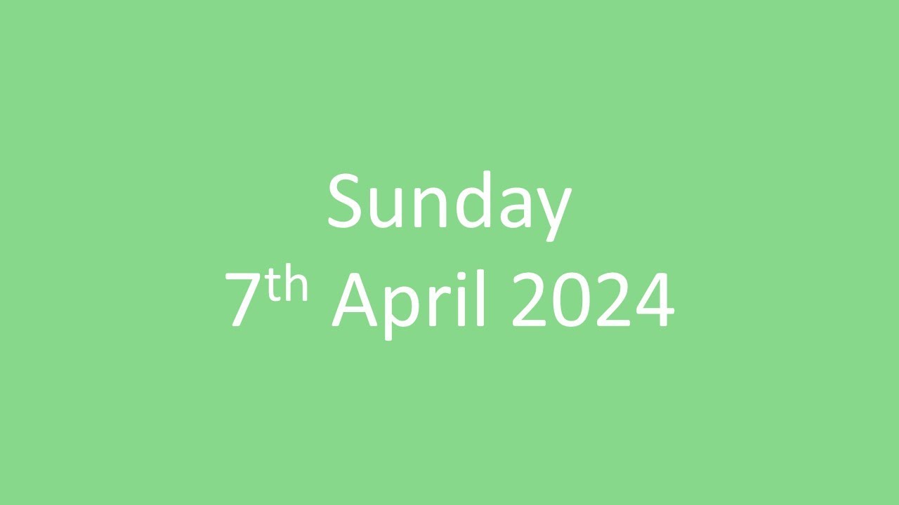 QBC Sunday Service 7th April 2024 - YouTube