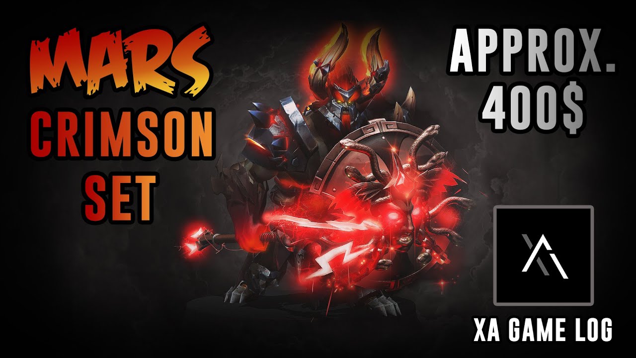 Mars Crimson Immortal Set - Dota 2 - YouTube