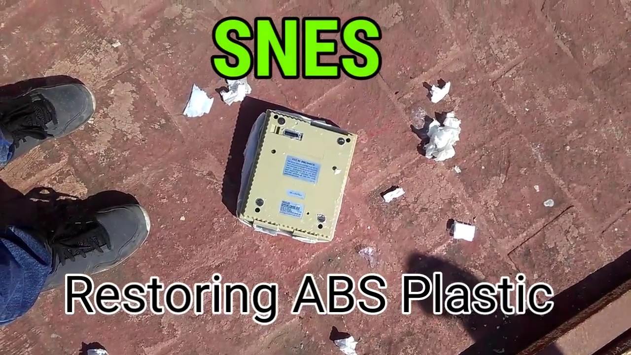 Restoring a Yellowed SNES - YouTube