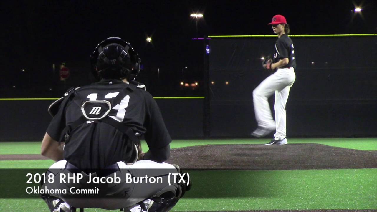 2018 RHP Jacob Burton (TX), Oklahoma Commit 7-8-16 - YouTube