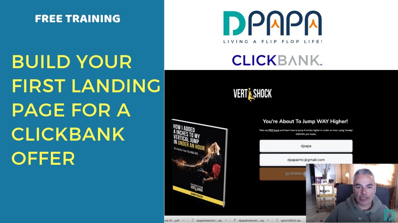 How To Build A Landing Page To Collect Leads For A Clickbank Affiliate ...