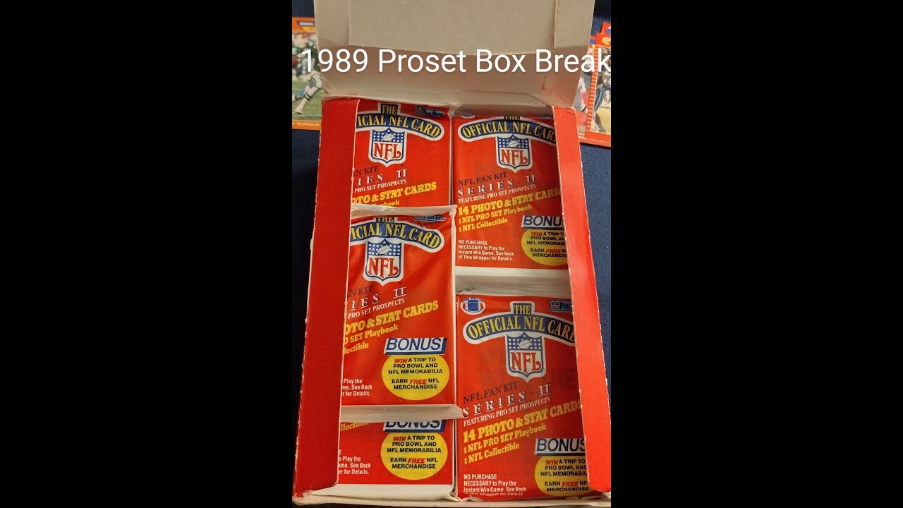 1989 ProSet Football Box Break! Barry Sanders, Deion, Aikman, Derrick ...