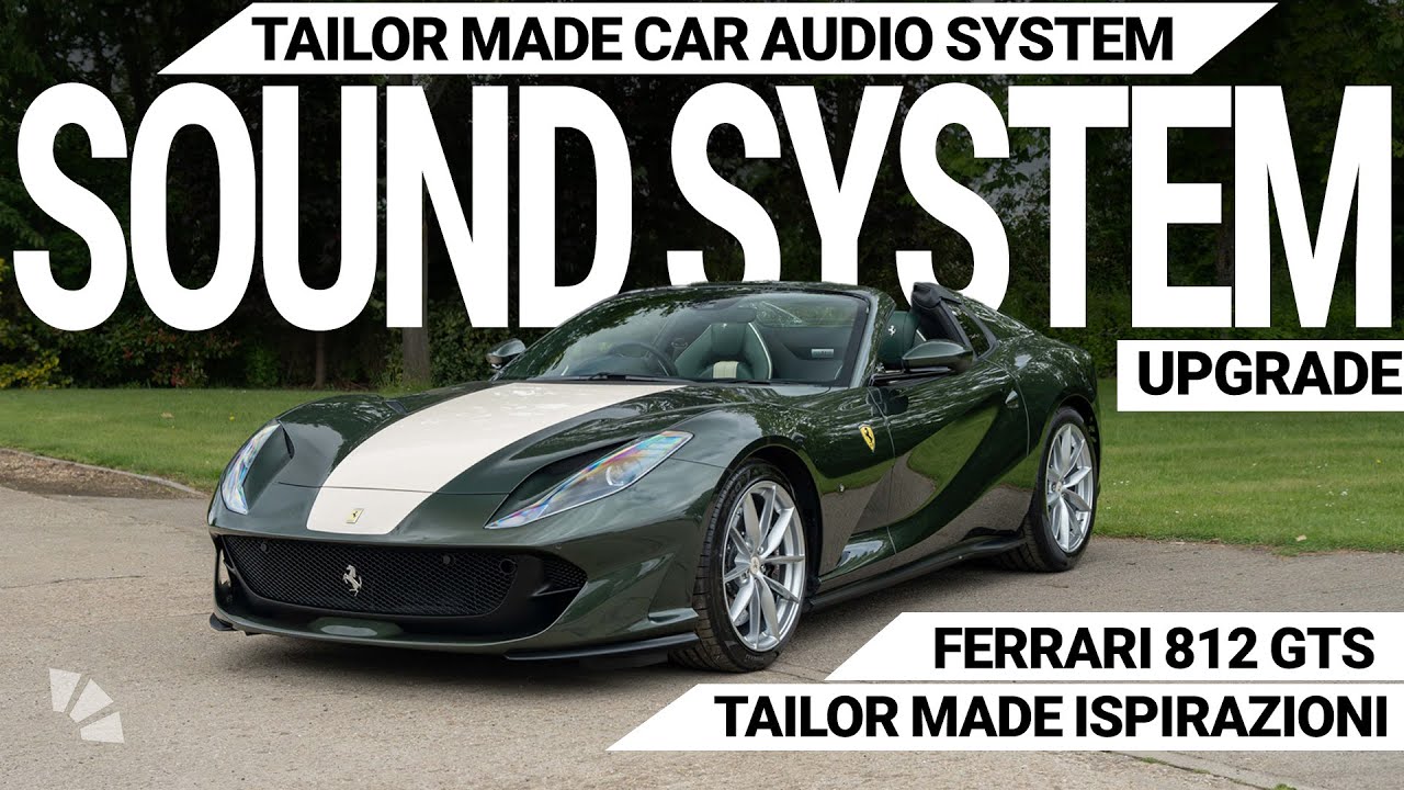 Ferrari 812 GTS : The Ultimate Sound System Upgrade - YouTube