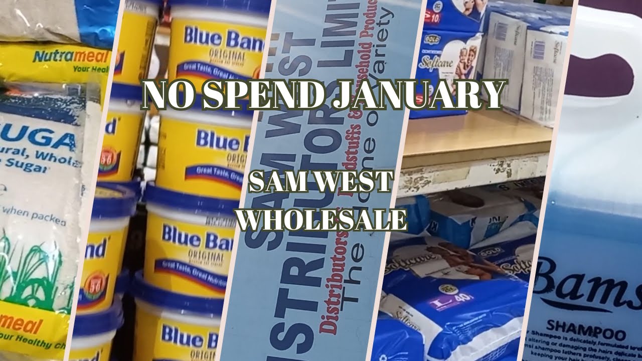NO SPEND JANUARY | TIPS ON SAVING | SAM WEST WHOLESALE - YouTube