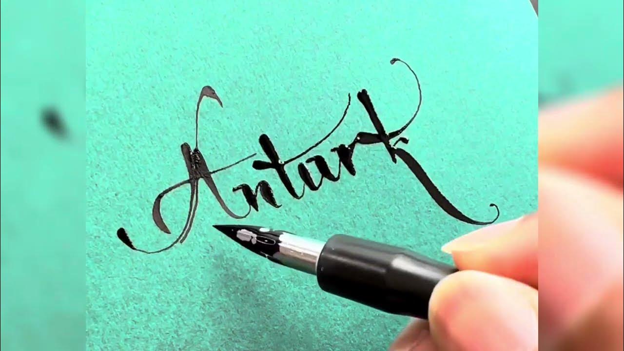 Beautiful lettering | Calligraphy | How to write beautifully | How to ...