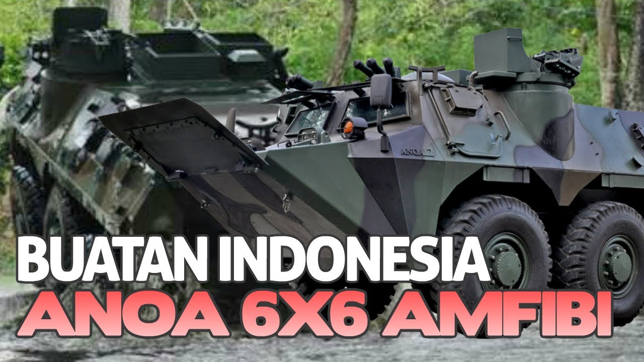 Info Grafis Panser Amfibi Pertama Buatan Indonesia, Anoa 2 6×6 Amfibi ...