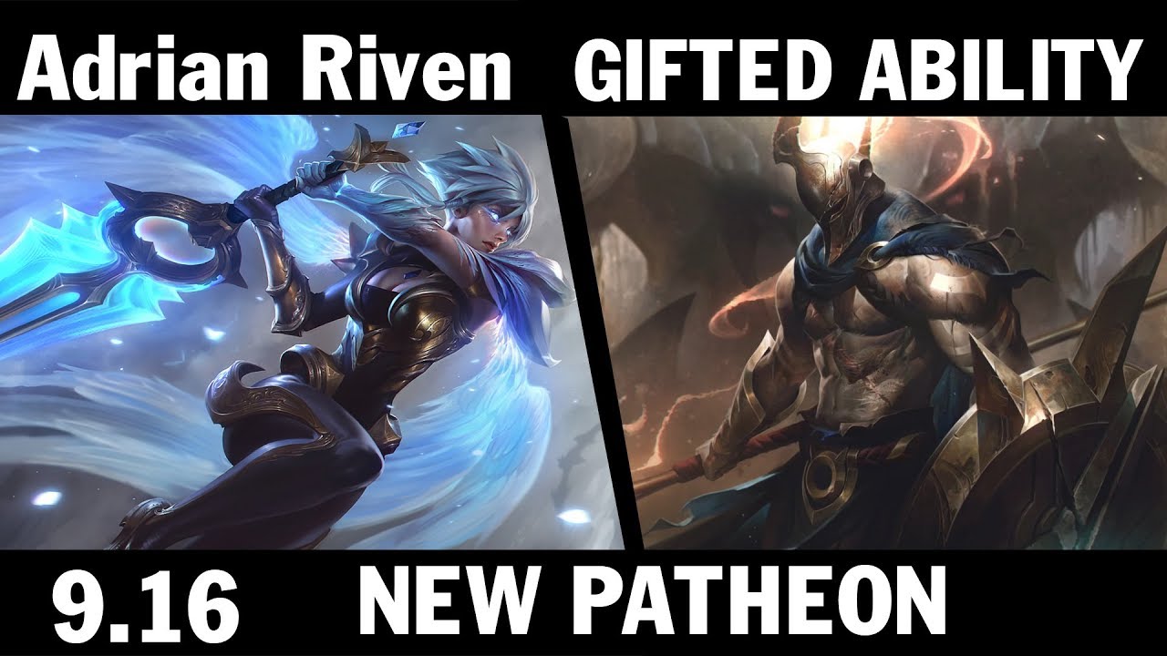 [ Adrian Riven ] Riven vs NEW Pantheon [ GIFTED ABILITY ] Top - Adrian ...
