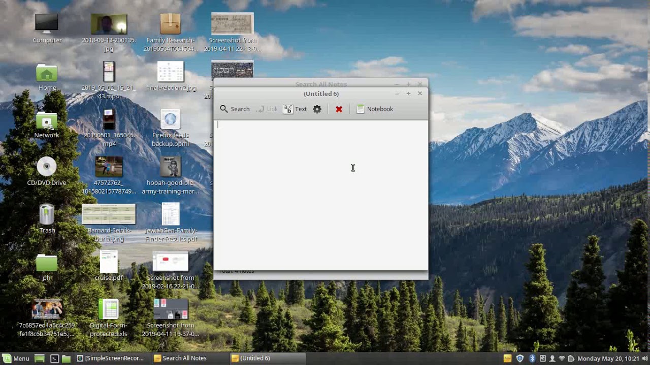 Linux Mint Tomboy Notes - YouTube