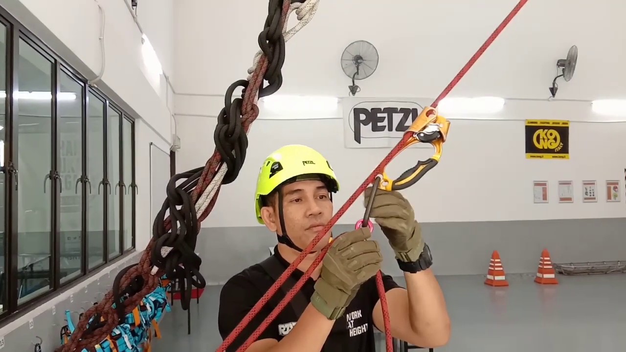 Step 5 Ready for hauling & Lowering load detach ascender - YouTube