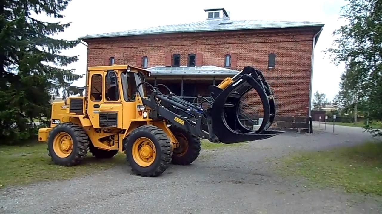 VOLVO BM L30 TUKKIKOURA timmergrip - YouTube