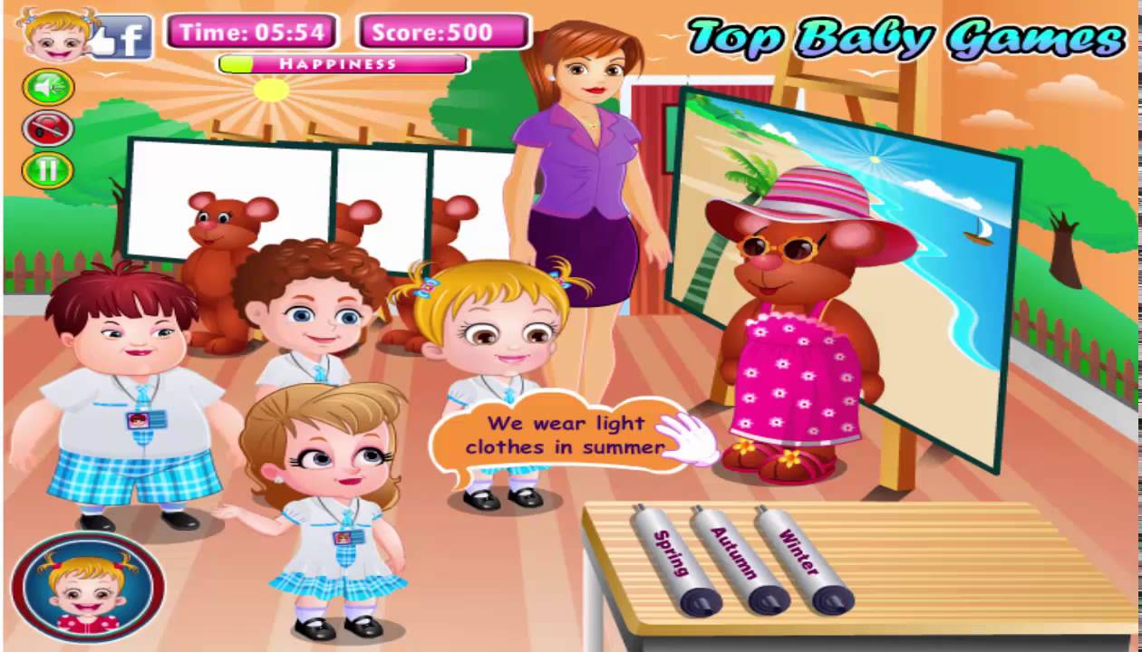 Baby Hazel Learn Seasons-Baby Hazel Game Movie -Games for Kids HD - YouTube