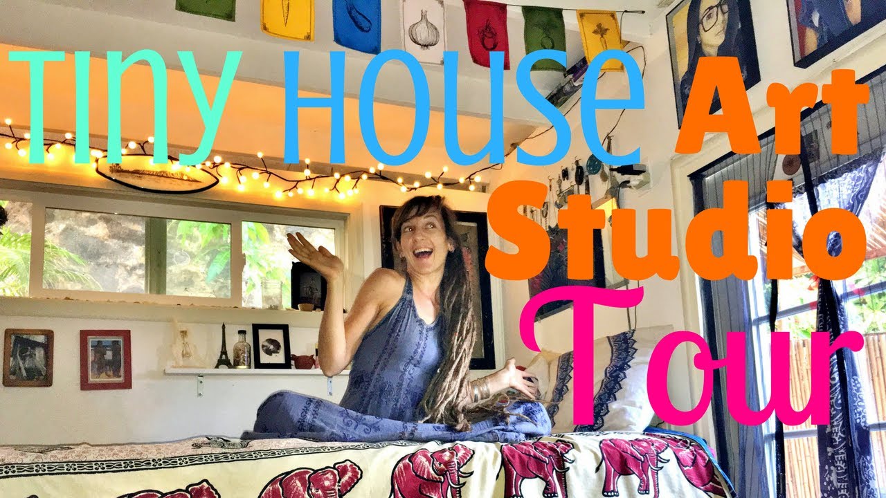 Tiny House Art Studio :: Studio Tour - YouTube