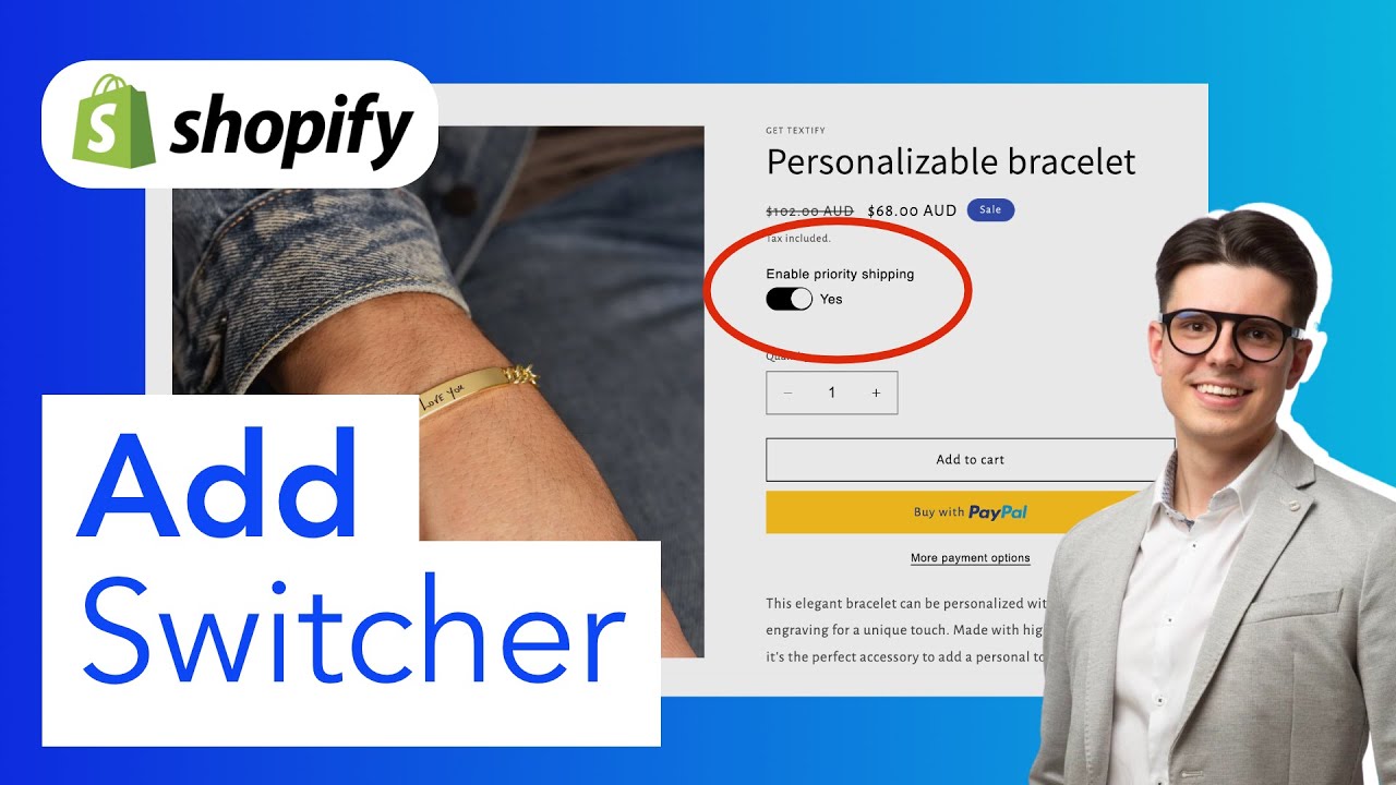 How to incorporate a switcher into your Shopify product page? - YouTube