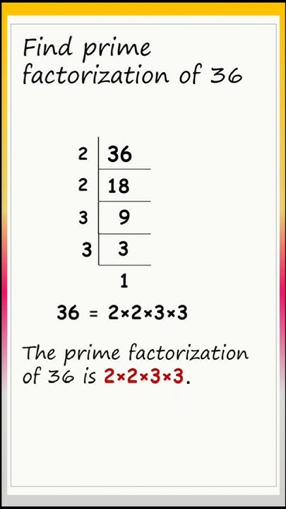 Prime Factorization Part - 2 II Division Method II Find Prime Factorization of a number #Math ...