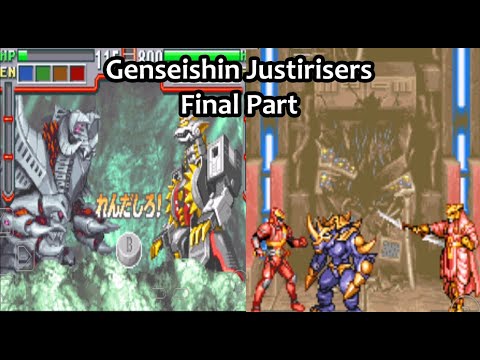 Genseishin Justirisers gameplay GBA Area 5 Final part - YouTube