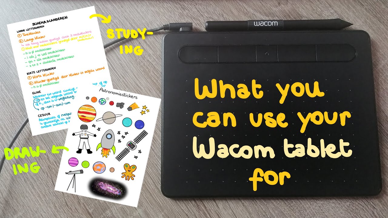 5 Things You Can Do With A Pen Tablet | Studying, Drawing And More ...