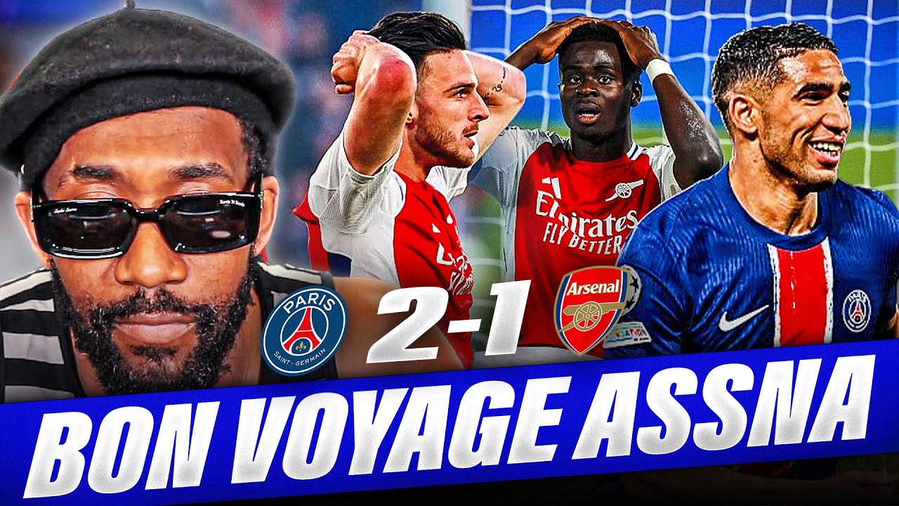 BON VOYAGE: SHAME ABOUT THE ASSNA | PSG vs. Arsenal | MATCH REACTION ...