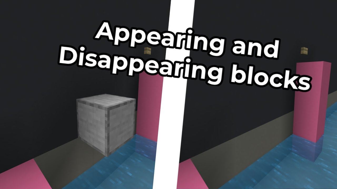 Appearing and Disappearing blocks | Parkour Colourful minecraft map - YouTube