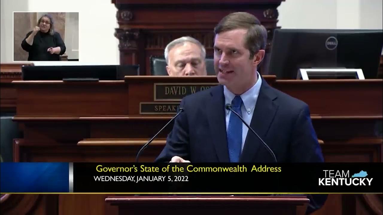 Gov. Beshear Delivers State of the Commonwealth Address - YouTube