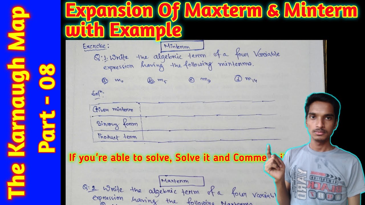 minterm and maxterm expansion hindi | Min-Terms and Max-Terms in ...
