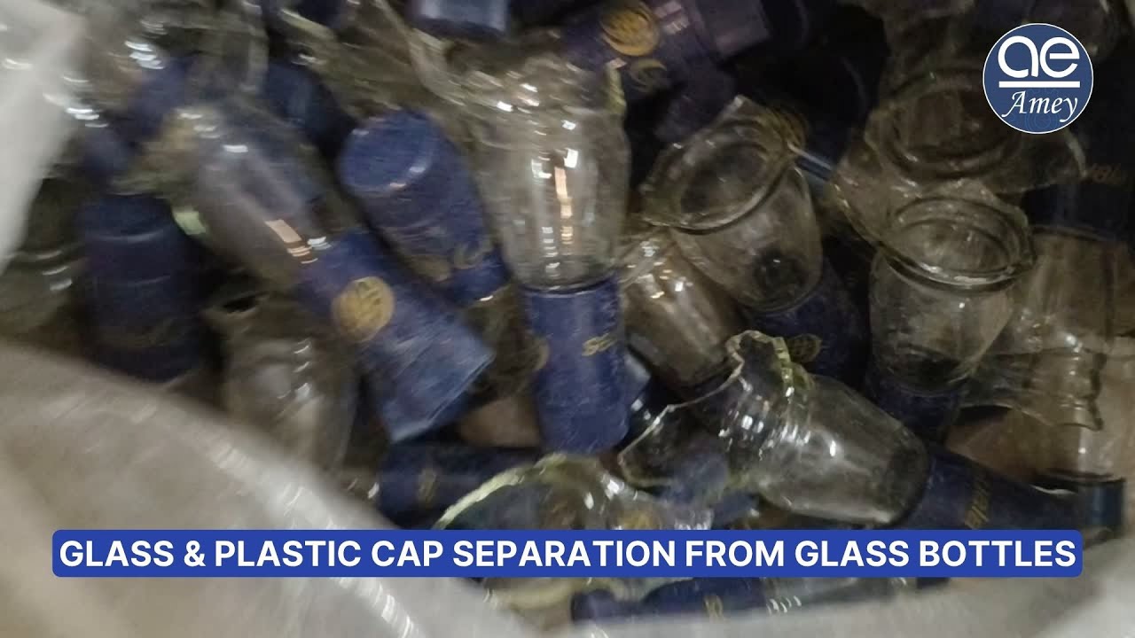 How to Separate Glass from Plastic Caps | Glass Bottle & Plastic Cap ...