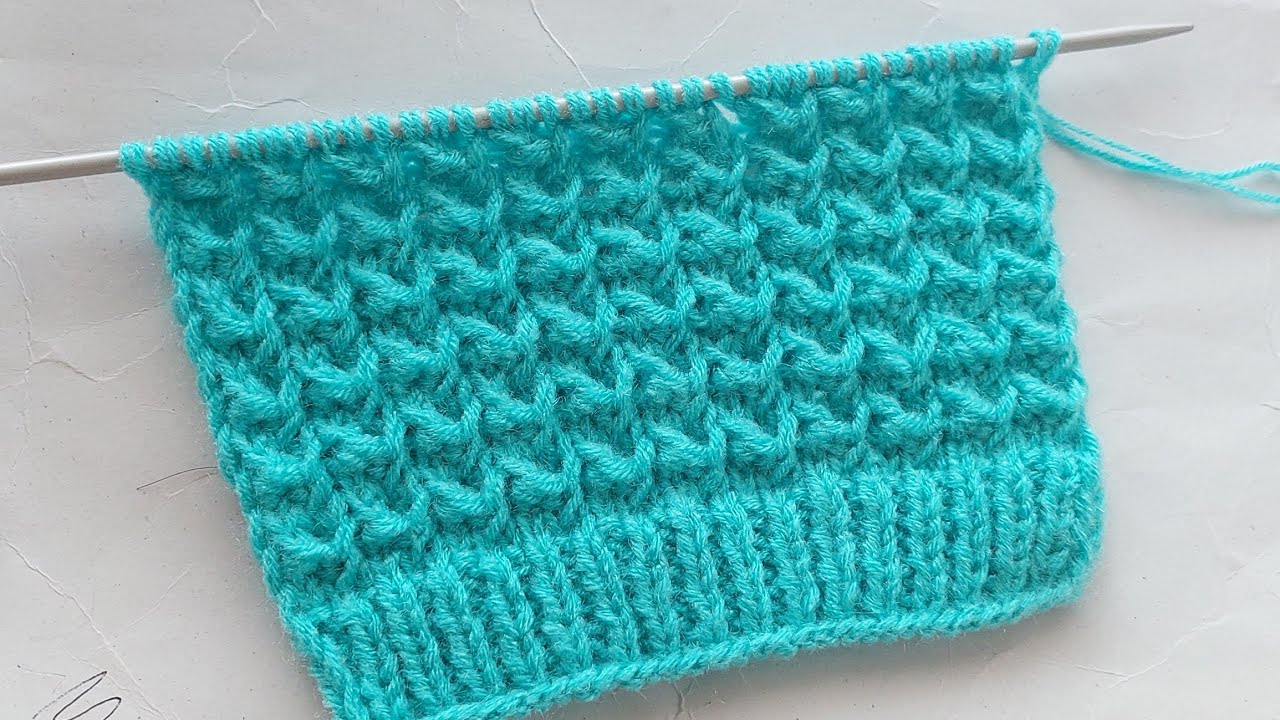 knitting pattern of all project// Only 4 row repeat pattern - YouTube