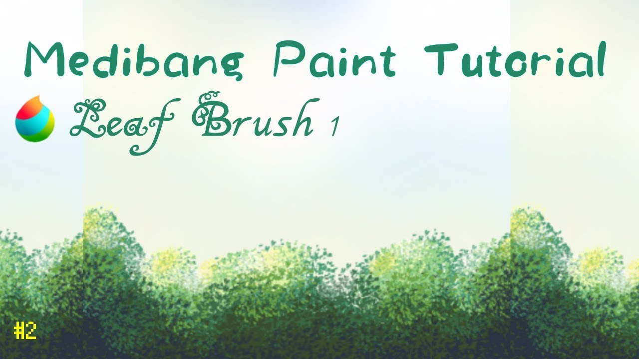 How to make a Leaf Brush - Medibang Paint Android Tutorial - YouTube