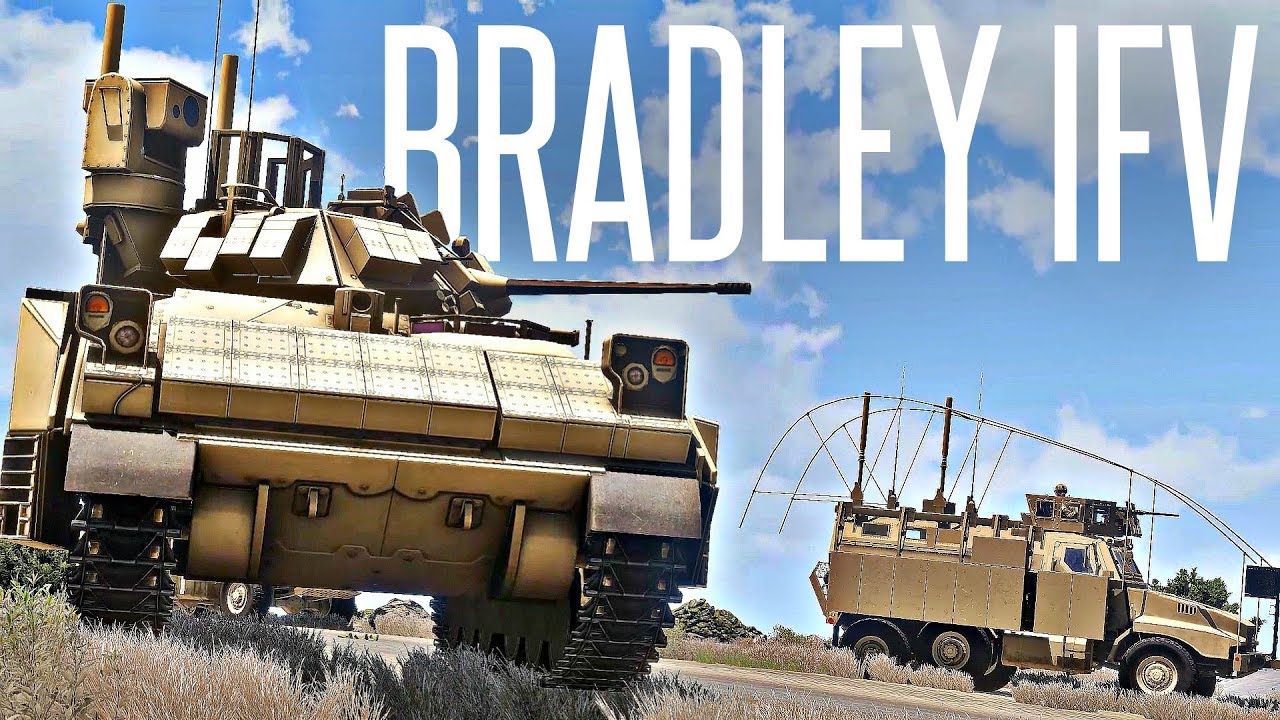 BRADLEY IFV SAVES OUR CONVOY! - ArmA 3 Milsim Operation - YouTube
