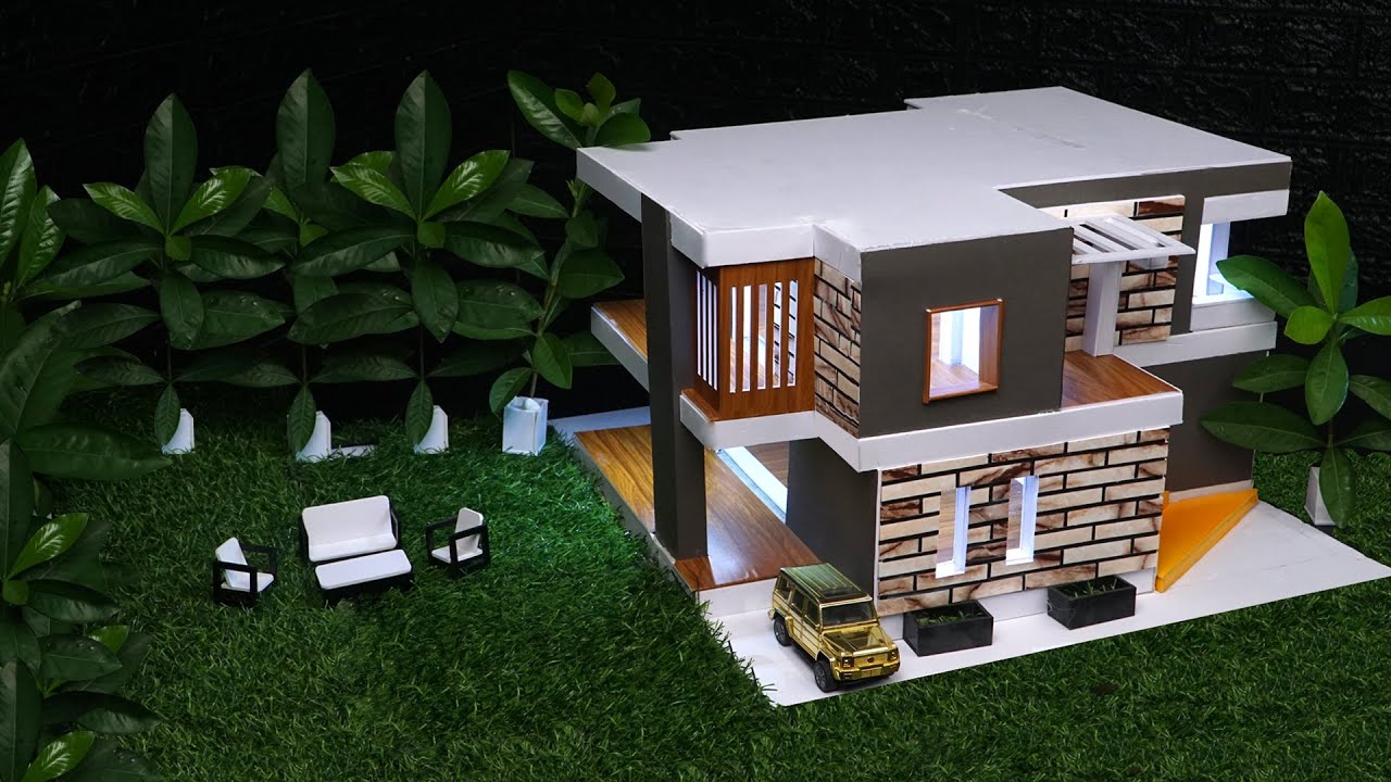 Challenge 7 days build a model house suggested by fans from easy to ...