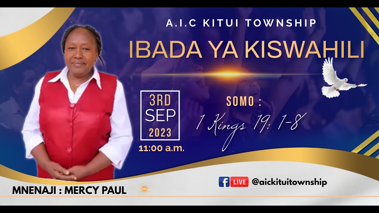 Sunday Second Service| AIC Kitui Township| 3rd September 2023 - YouTube