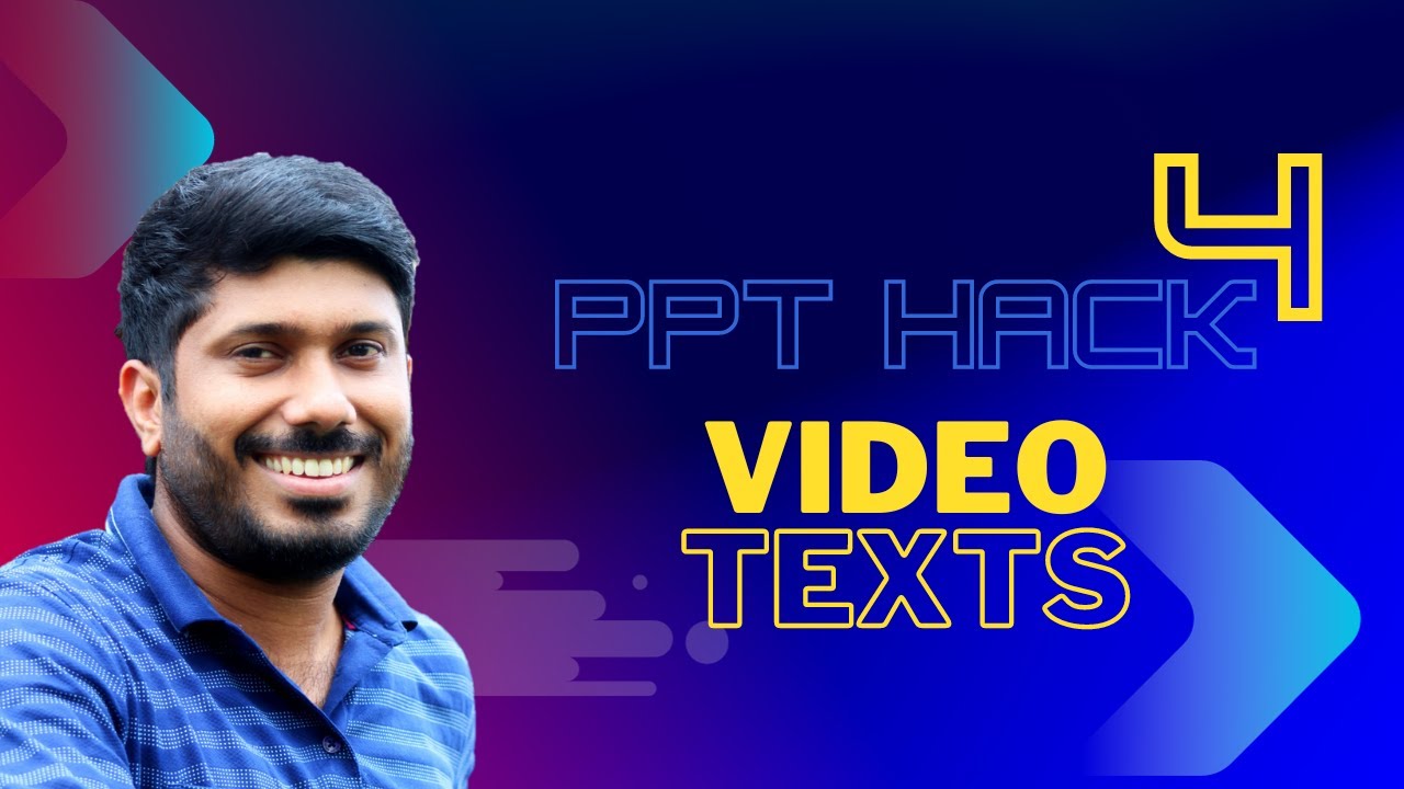 PPT HACK 4 HOW TO MAKE VIDEO TEXT POWERPOINT Sumit Varghese YouTube ppt-hack-4-how-to-make-video-text-powerpoint-sumit-varghese-youtube