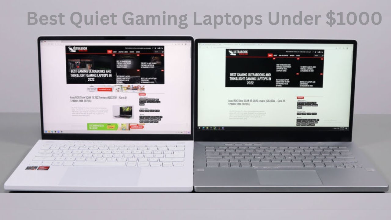 Top 5+ Best Quiet Gaming Laptops Under $1000 - YouTube
