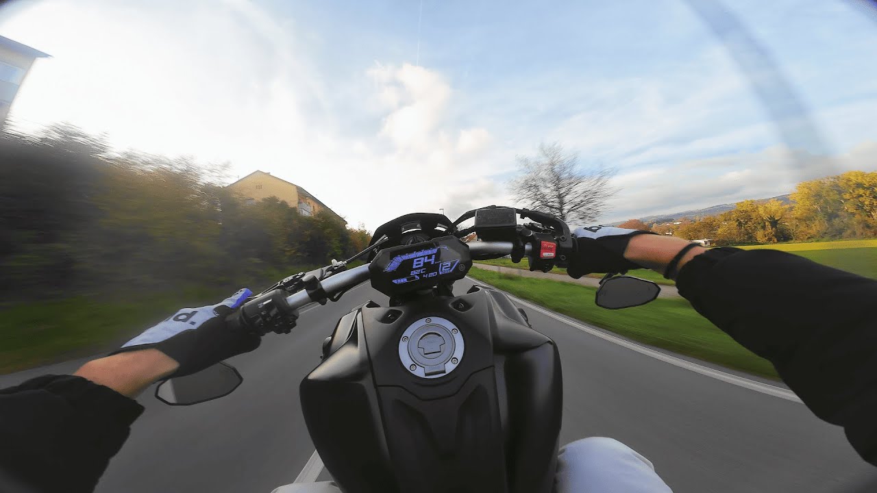 MY BIKE GOT A NEW LOOK 😍 | YAMAHA MT 07 POV PURE SOUND WHEELIES AND ...