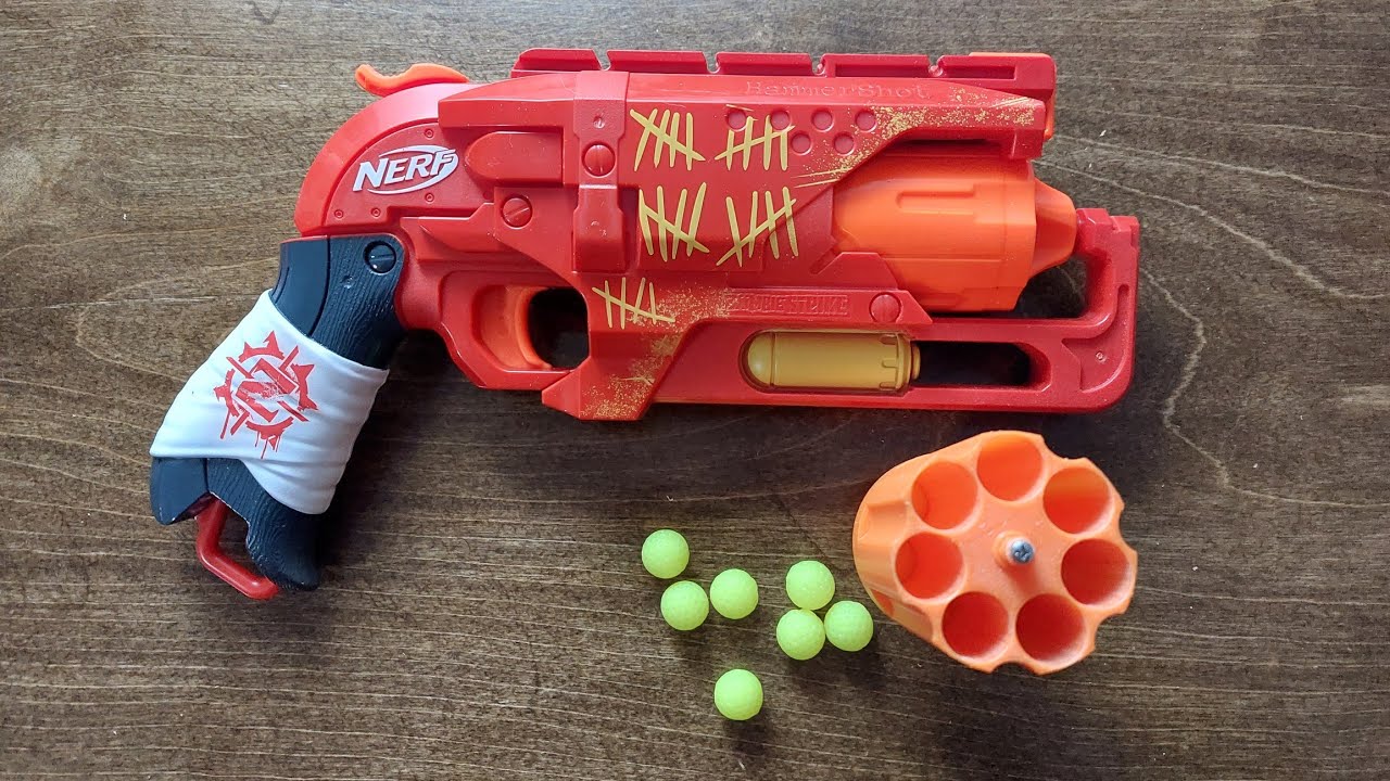 How to make your Nerf Hammershot fire Nerf Hyper ammo - YouTube