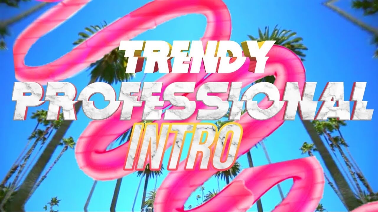 Trendy Professional Intro Template | NO TEXT (WITH MUSIC) - YouTube