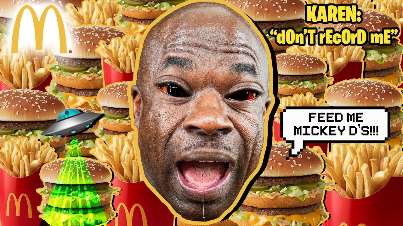 Kali Muscle Eating McDONALDS - YouTube