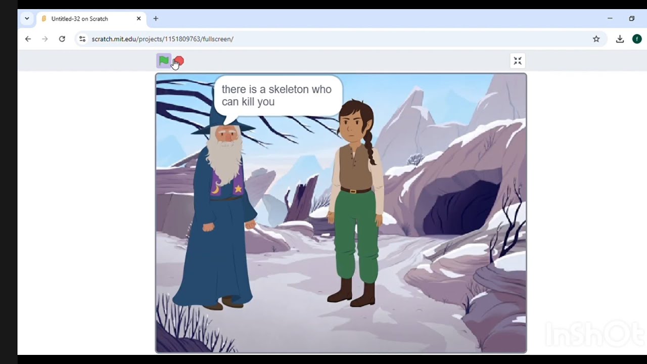 Part 1 of making short story in scratch very easy and interesting ...