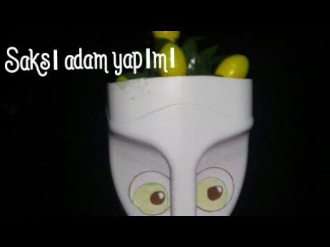 Kendin Yap 1=Saksı adam yaptık.