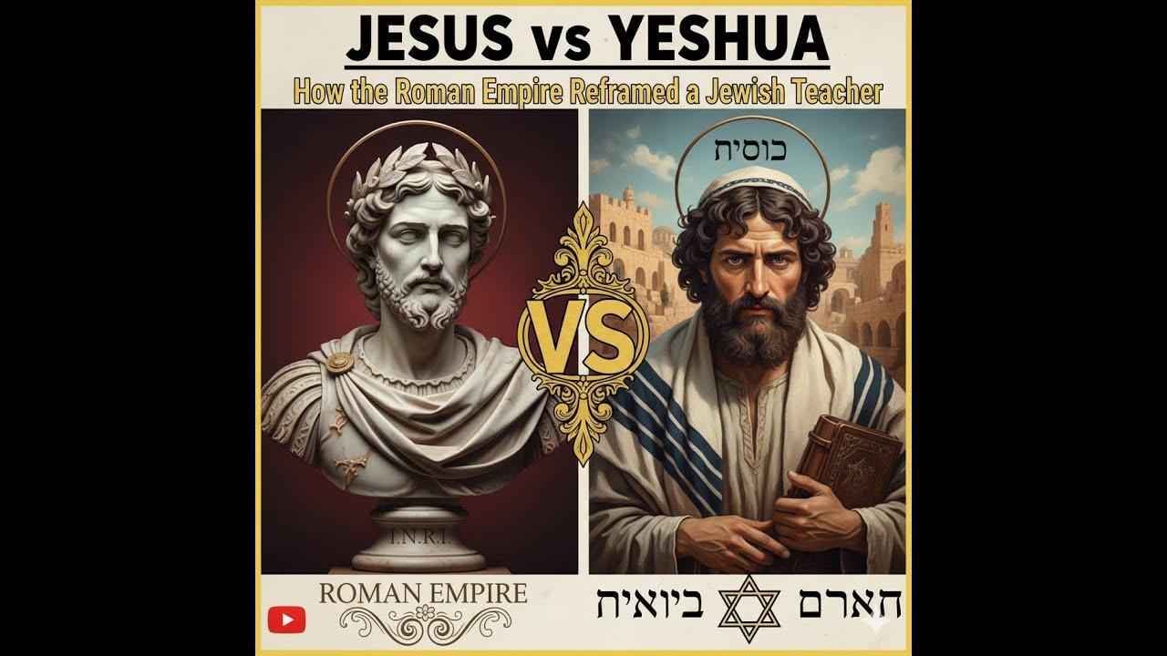 Jesus vs Yeshua: How the Roman Empire Reframed a Jewish Teacher - YouTube